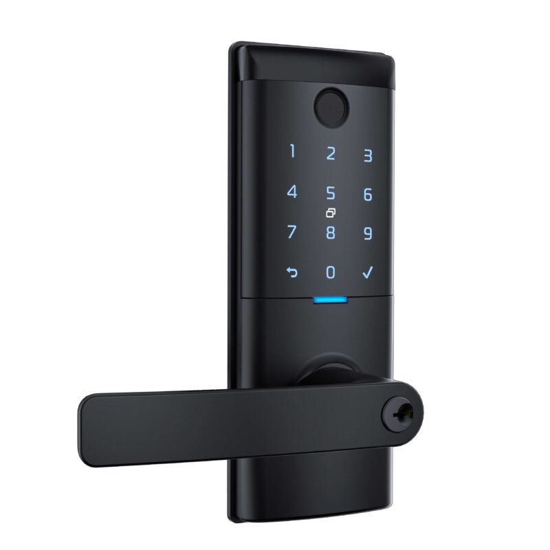 Schlage Ascent Smart Entrance Lever - Parkwood